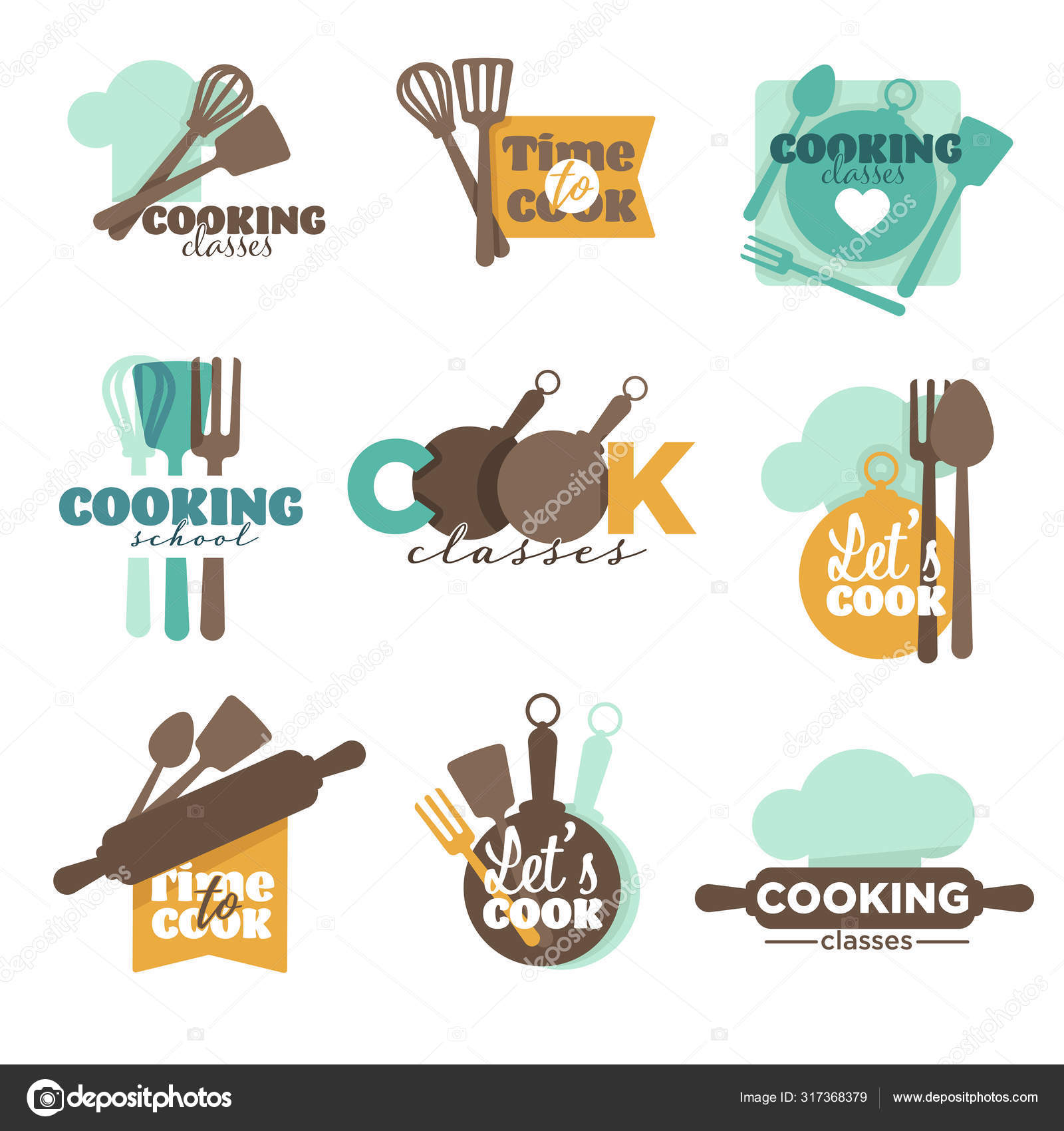 Sewing & Needlecraft Sewing & Fiber Spoon Digital PDF Chef Logo Hand ...