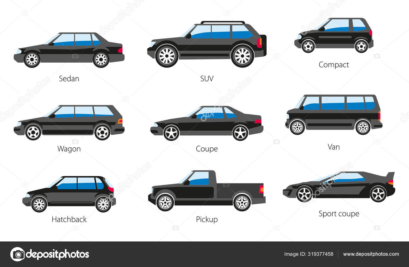 Vehicle Icons And Names