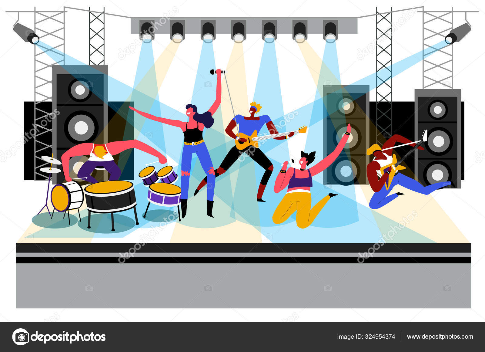 Concert Band Cartoon