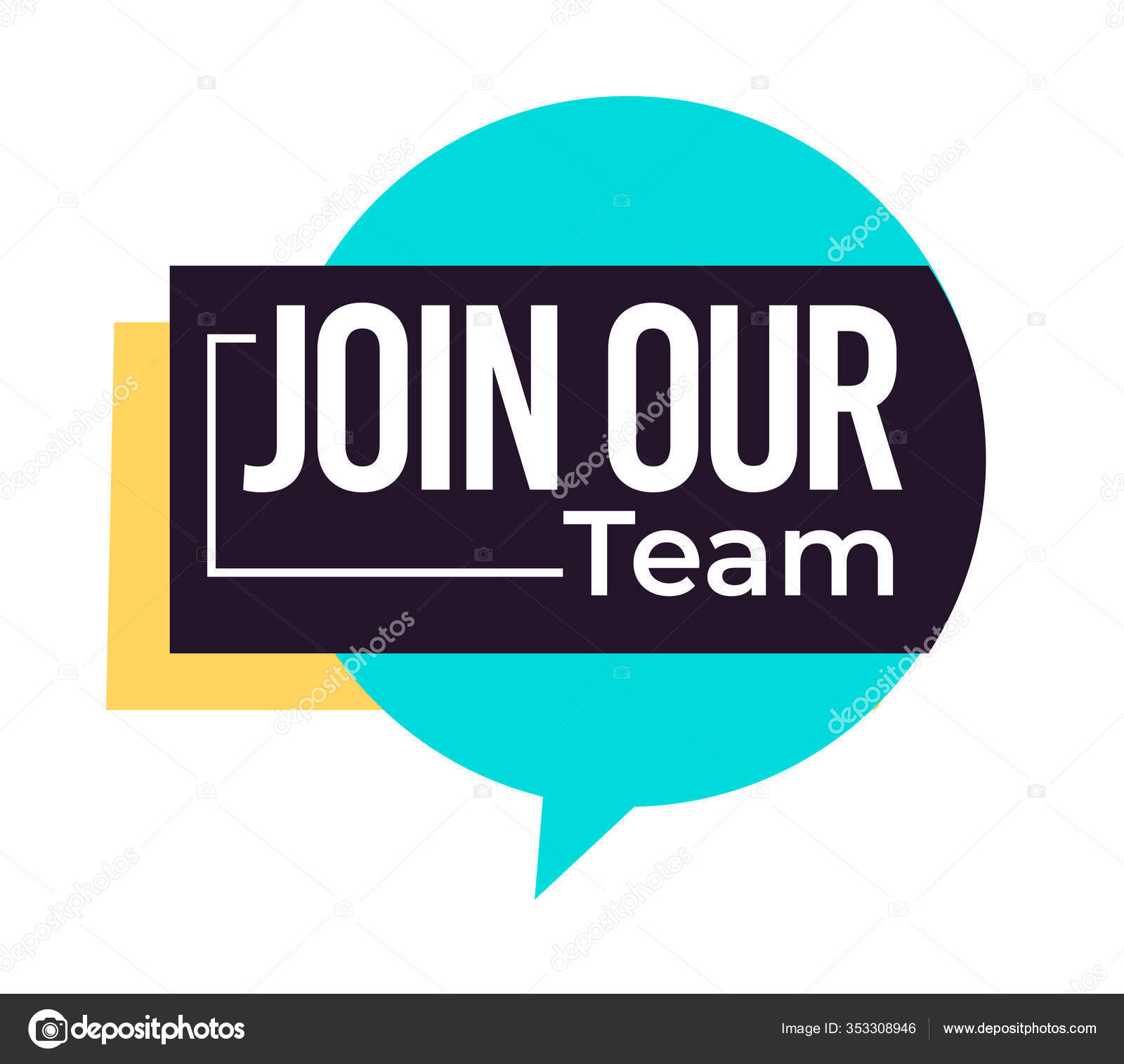 Hiring Join Our Team Isolated Icon Wanted Vacancy Vector Career Stock ...