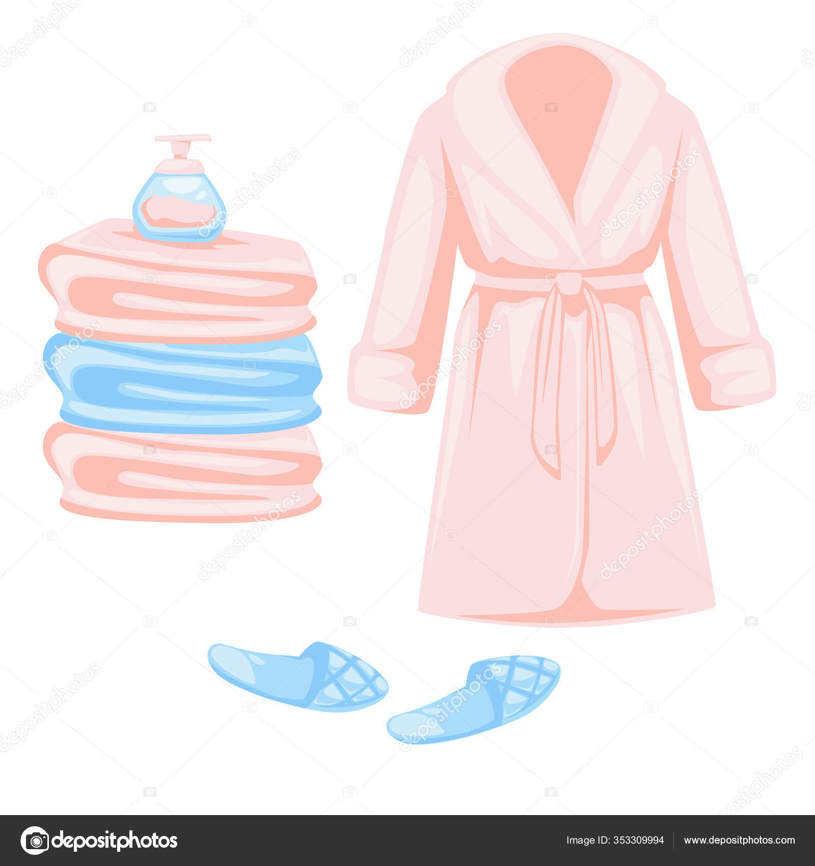Spa Robe Clipart