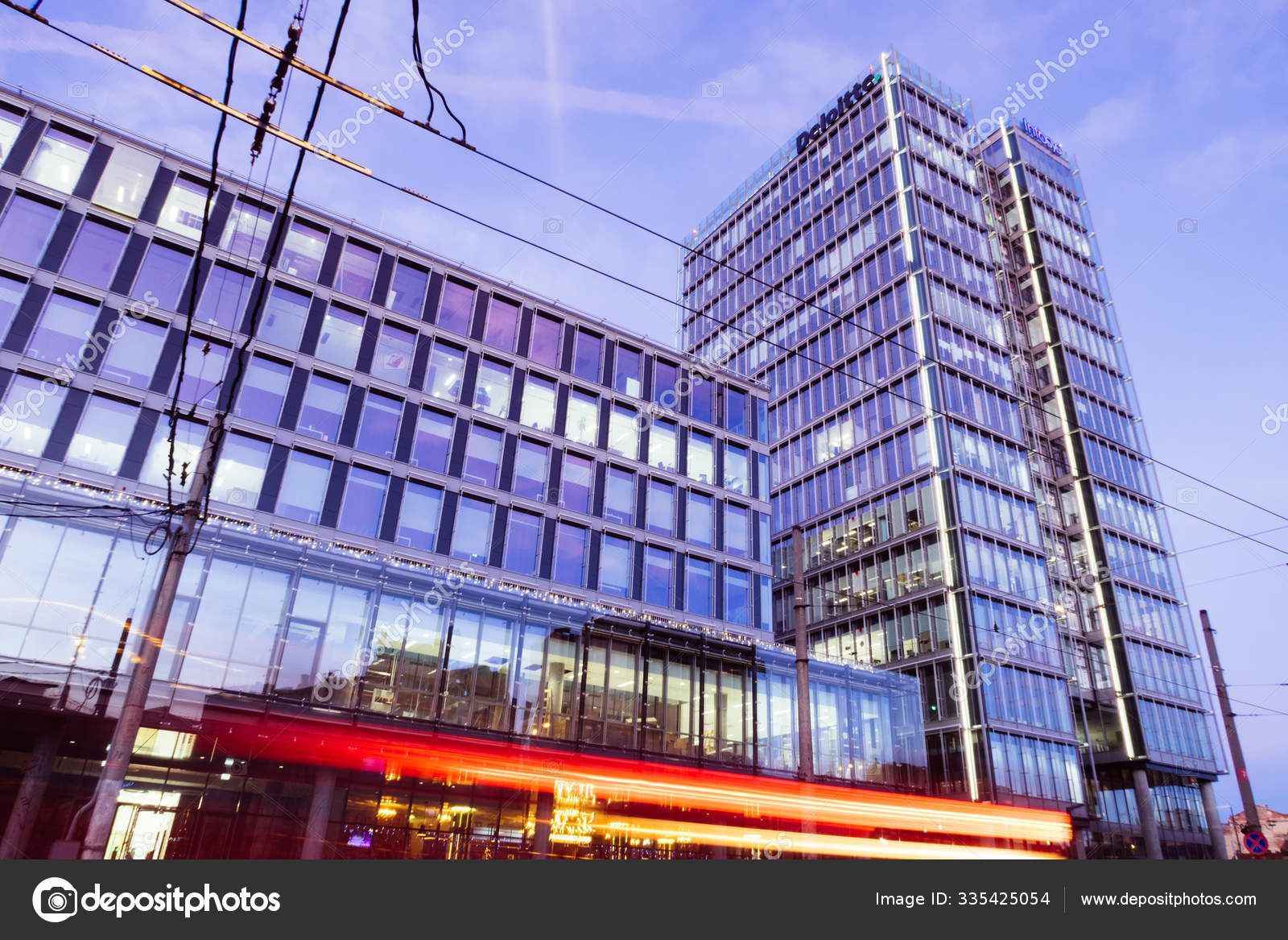 Bucharest Romania Dec 2019 Bucharest Romania Dec 2019 Infosys Deloitte — Stock Editorial Photo ...
