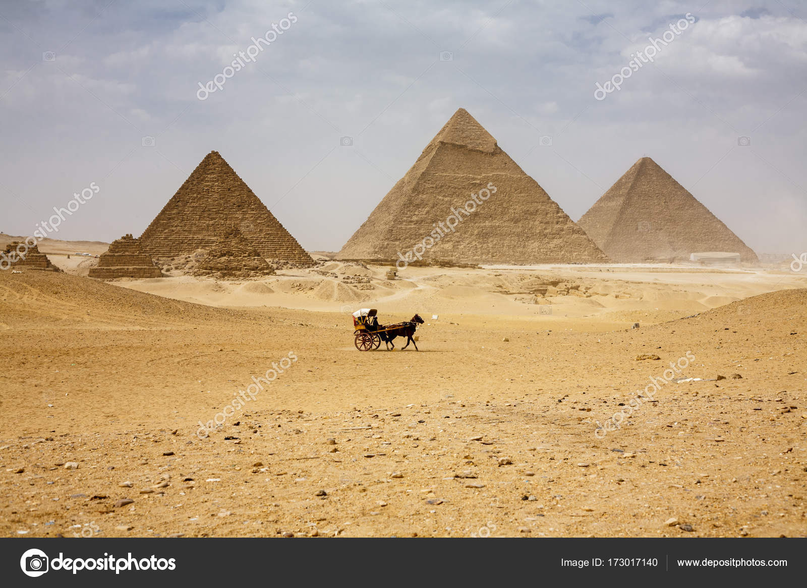 The Pyramids of Giza Stock Photo by ©ahassanein 173017140
