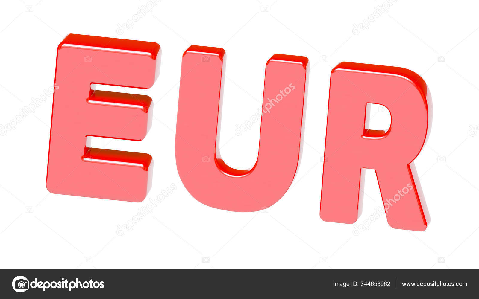 Euro Sign White Background Illustration — Stock Photo © PirenX #344653962