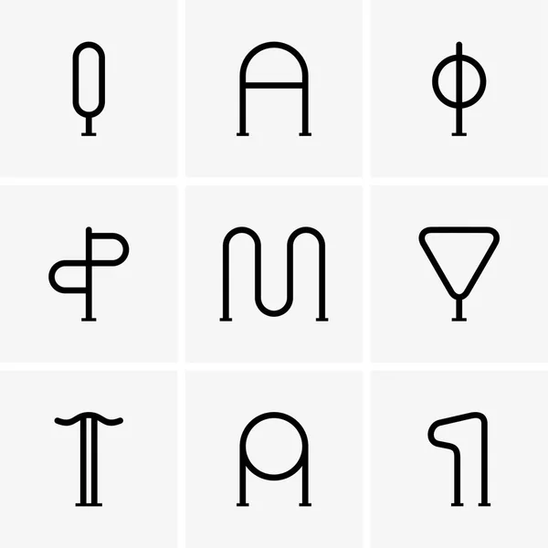 Bike rack Vector Art Stock Images | Depositphotos