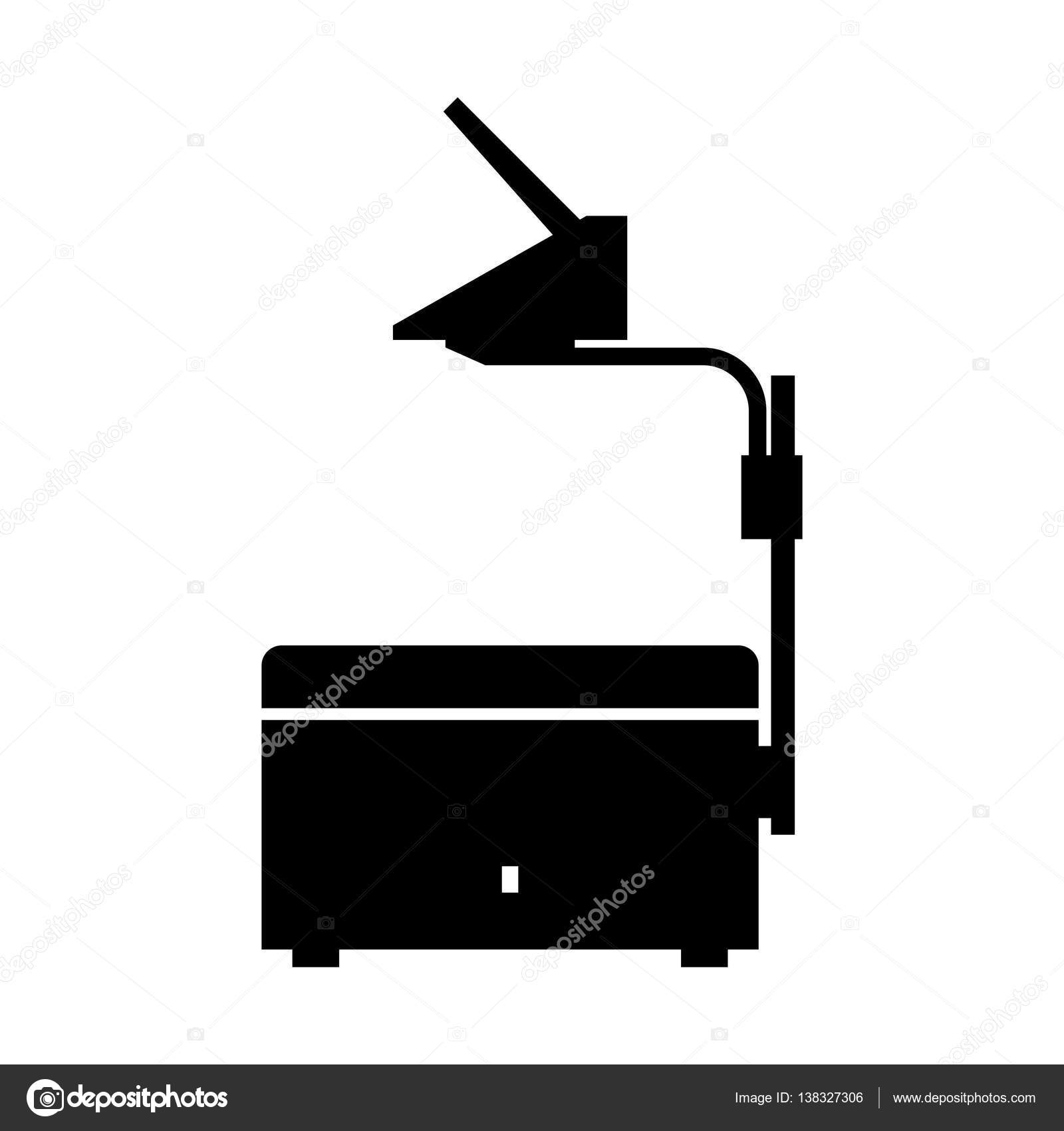 Overhead projector, shade picture Stock Vector Image by ©Den.Barbulat ...