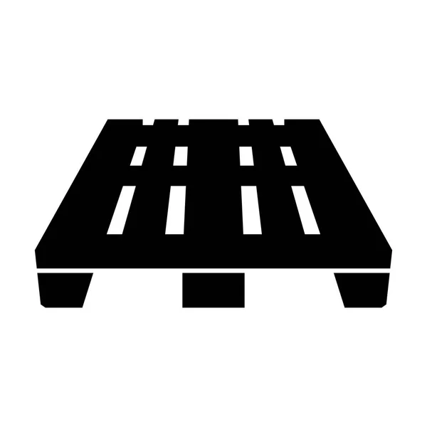 wooden pallet black symbol — Stock Vector © happyroman #135630328