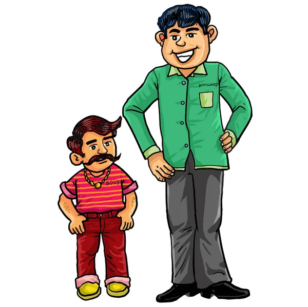 94 Comic cartoon tall man Vector Images | Depositphotos