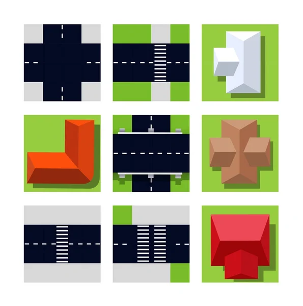 Isometric map — Stock Vector © alexzel21 #5676068