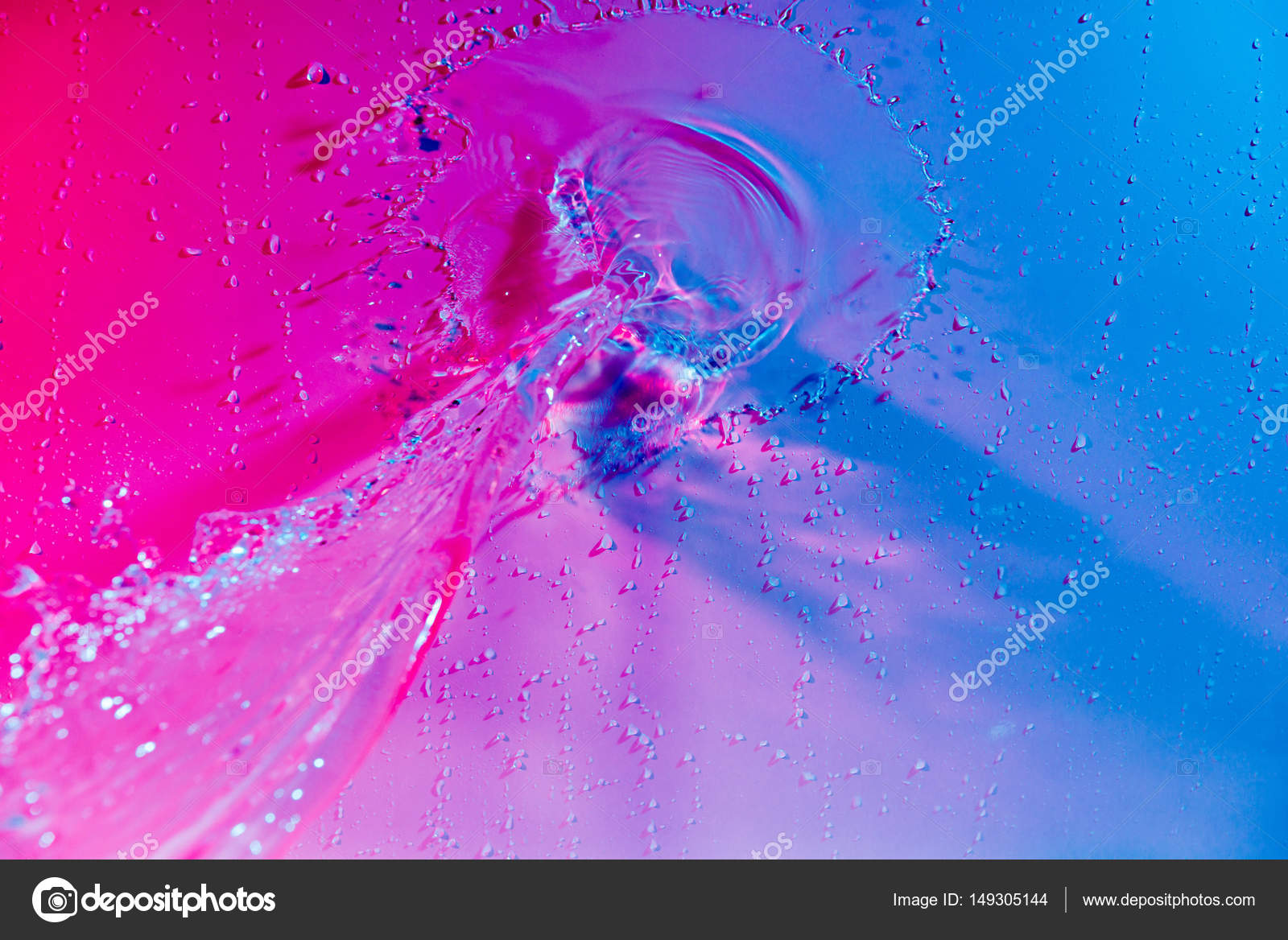Colorful water splash Stock Photo by ©blazeofglory 149305144