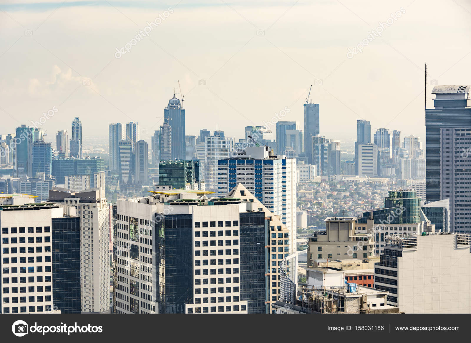Modern Urban Buildings — Stock Photo © tonyoquias #158031186