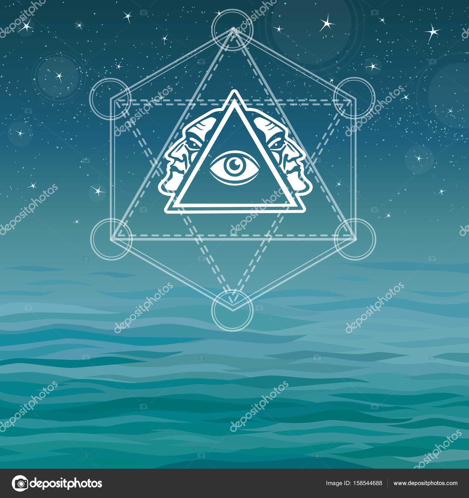 Pyramids And Sacred Geometry Wallpaper