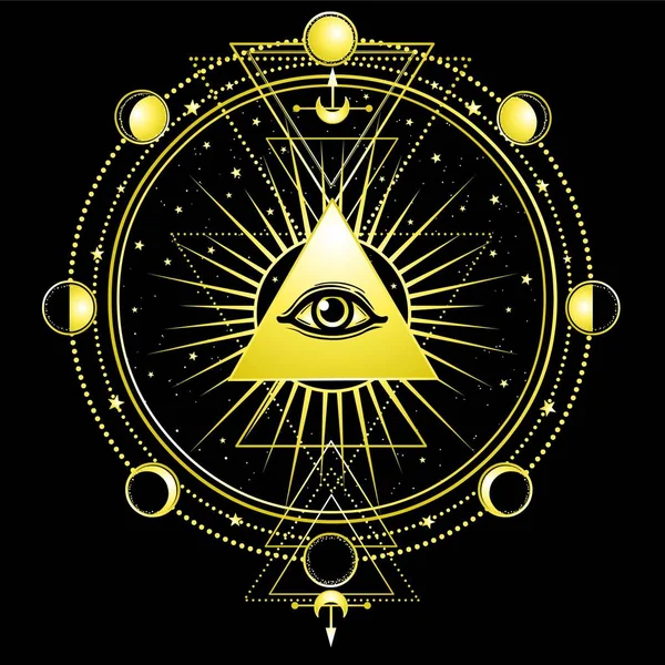 Third Eye Pyramid Background