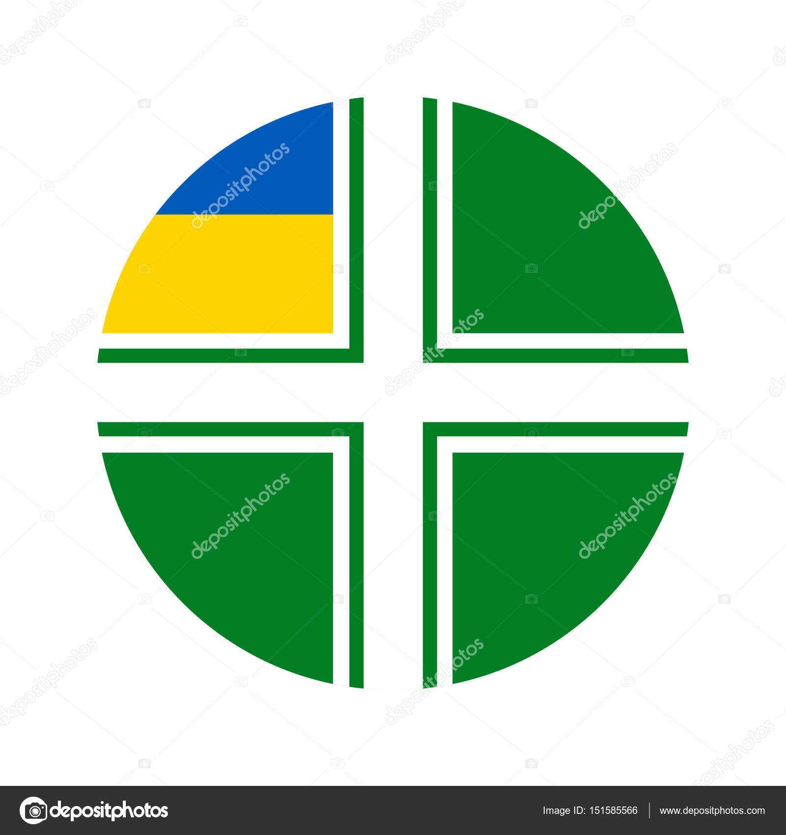 Circular world Flag Stock Vector Image by ©ecelop #151585566