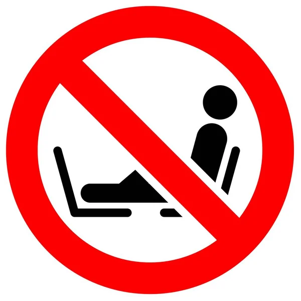 No lying on sofa sign Stock Vector Image by ©Arcady #118938612