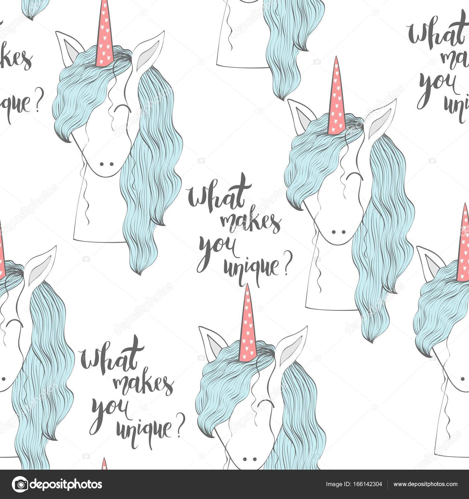 Magic cute unicorn Stock Vector by ©pilipa 166142304