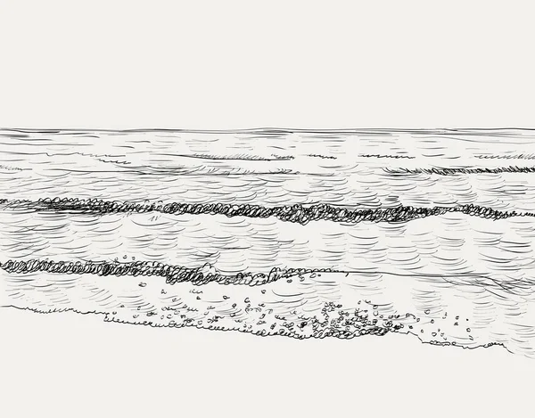 Summer seascape sketch Stock Vector Image by ©pilipa #105572188