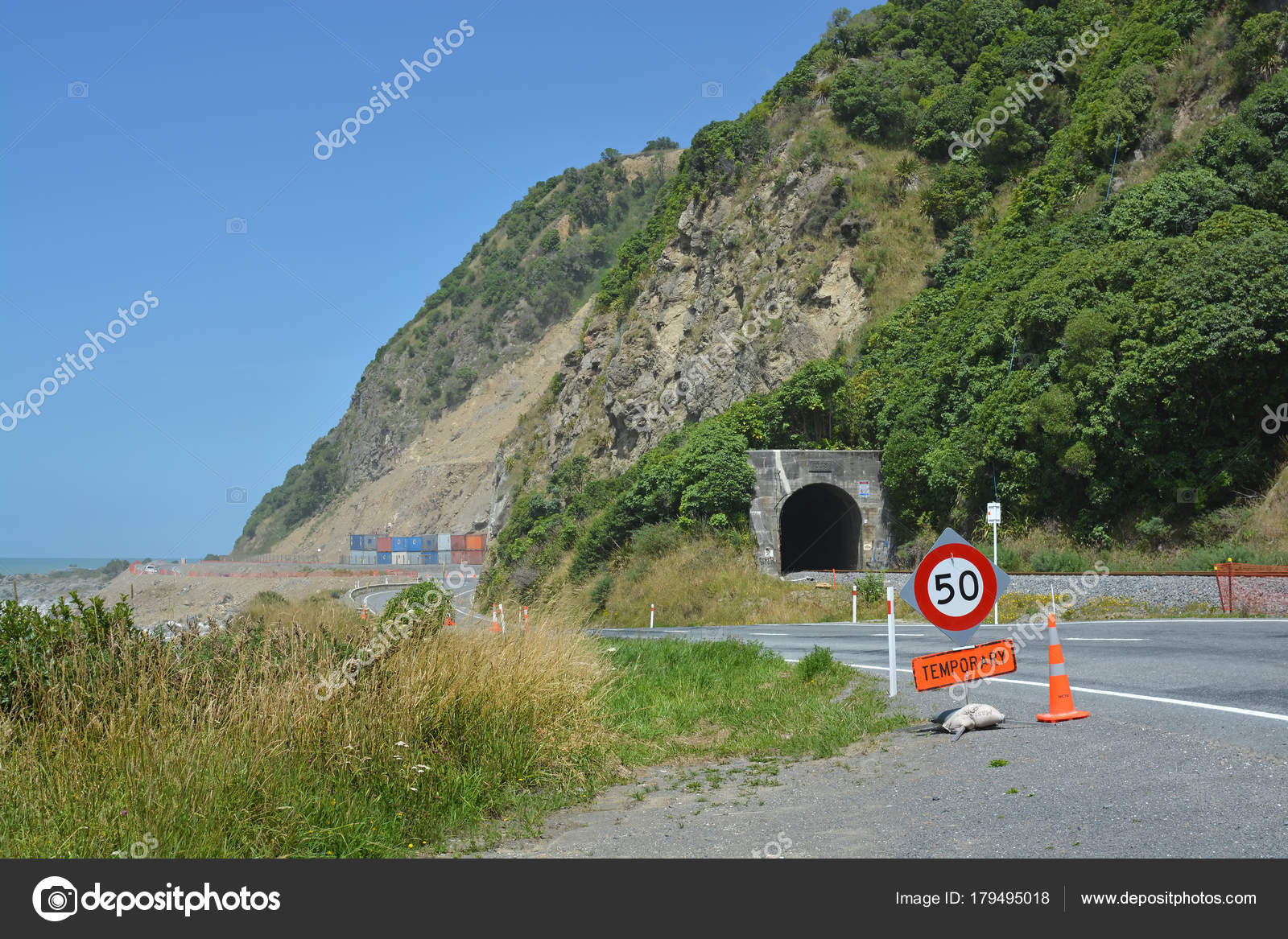 Kaikoura - Ohau Point Open One Year After Earthquake. — Stock Editorial ...