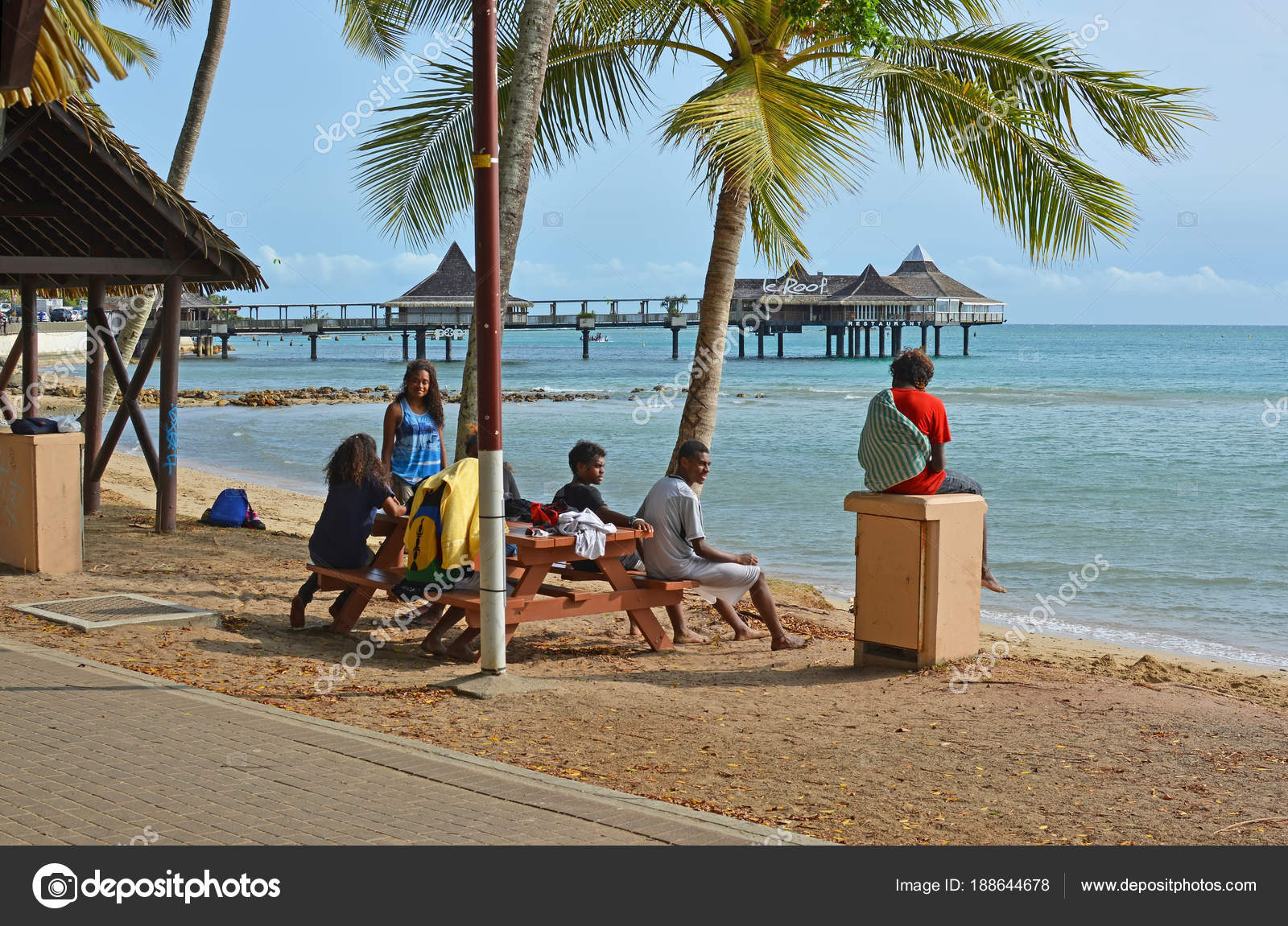 Mensen Op Het Strand