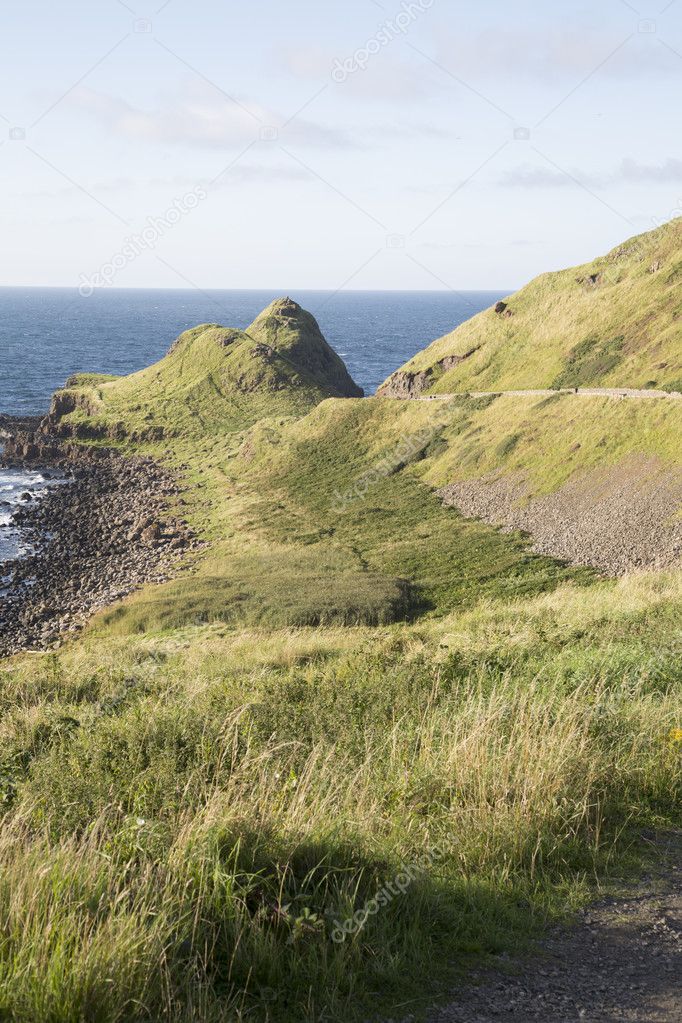 Path to Giants Causeway; County Antrim; Northern Ireland — Stock Photo ...