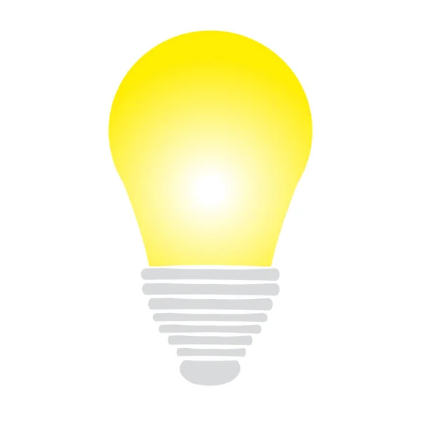 Yellow light bulb Stock Vector Image by ©KateKu #187088084