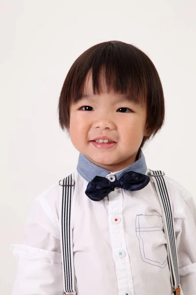 Portrait Cute Chinese Little Boy Posing Studio Stock Photo by ©eskaylim ...
