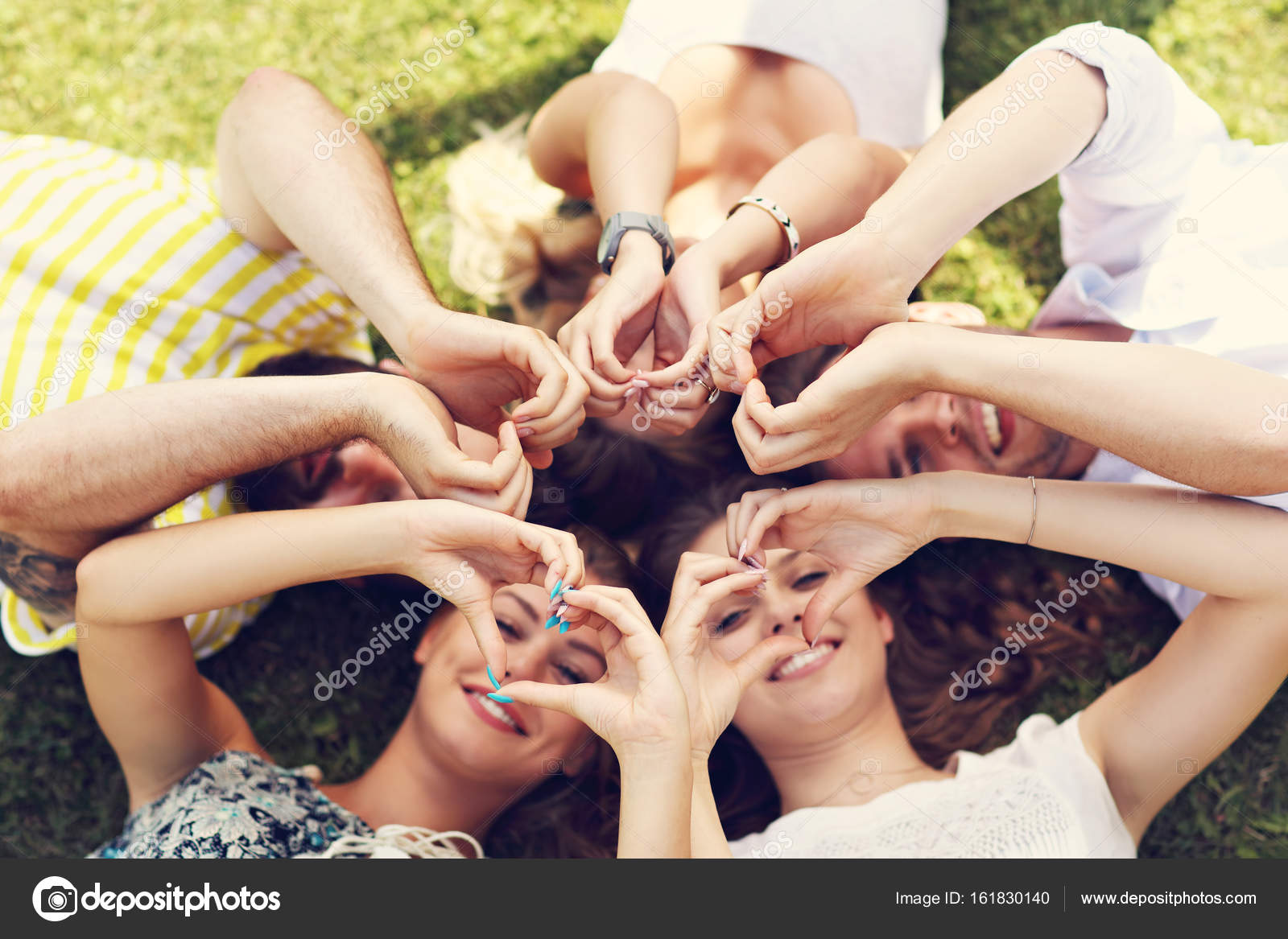 Friends group having fun together — Stock Photo © macniak #161830140