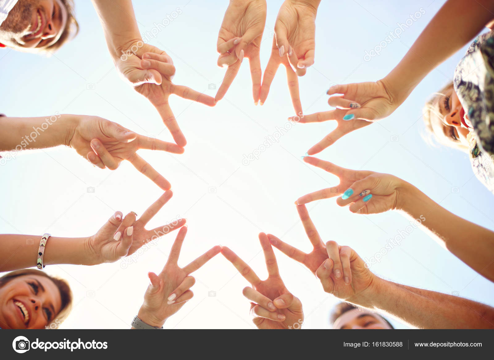 Friends group having fun together — Stock Photo © macniak #161830588