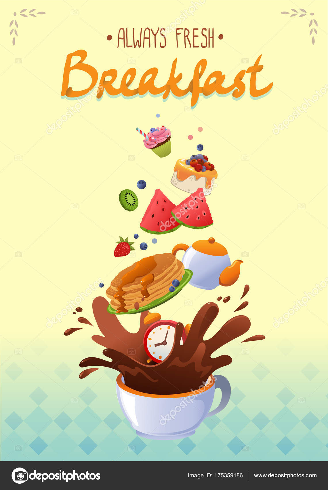 Breakfast Food Poster