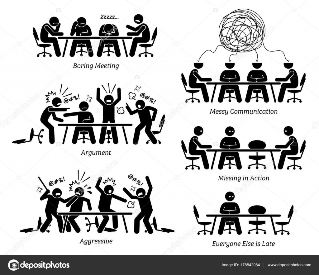 Executives Having Ineffective Inefficient Meeting Discussion ... Executives Having Ineffective Inefficient Meeting Discussion ...