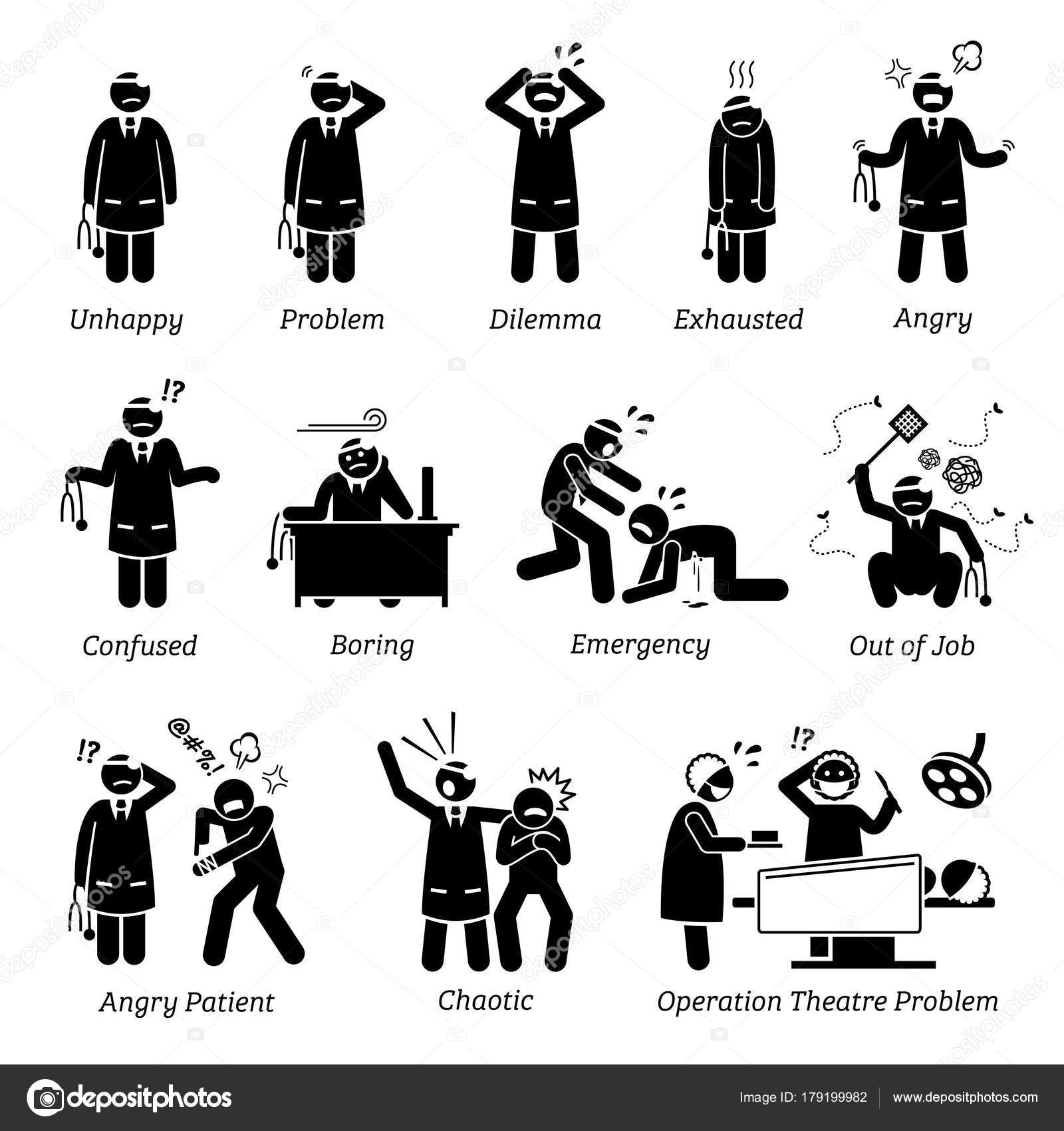 Busy Person Clipart Outline