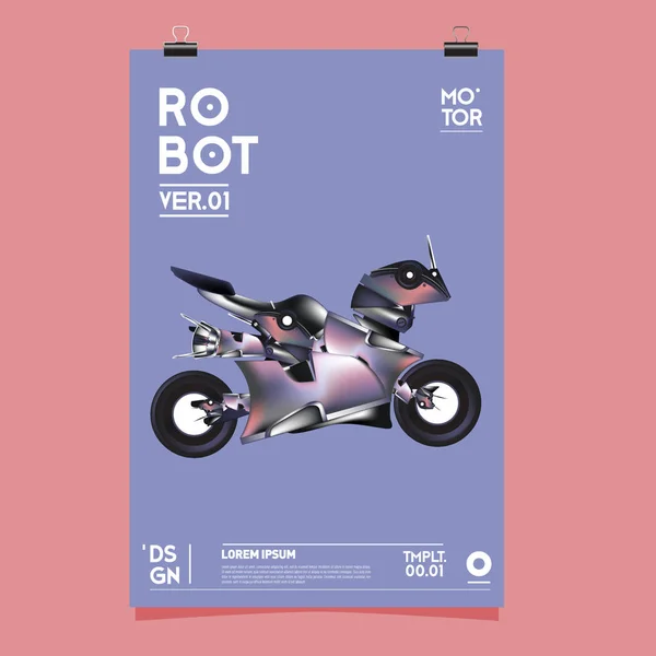 Vector Realistic Robot Illustration. Robot and toys design festival ...