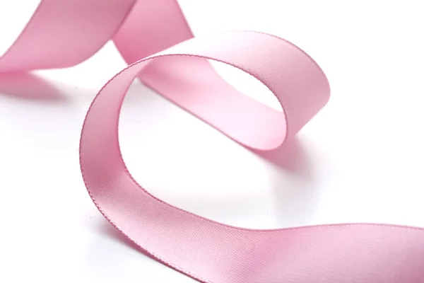 Pink Breast Cancer Ribbon Isolated White Background Stock Photo by ...