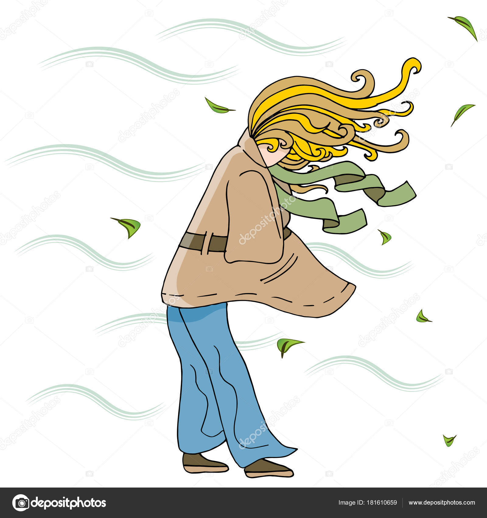 Breezy Weather Clipart Dressing