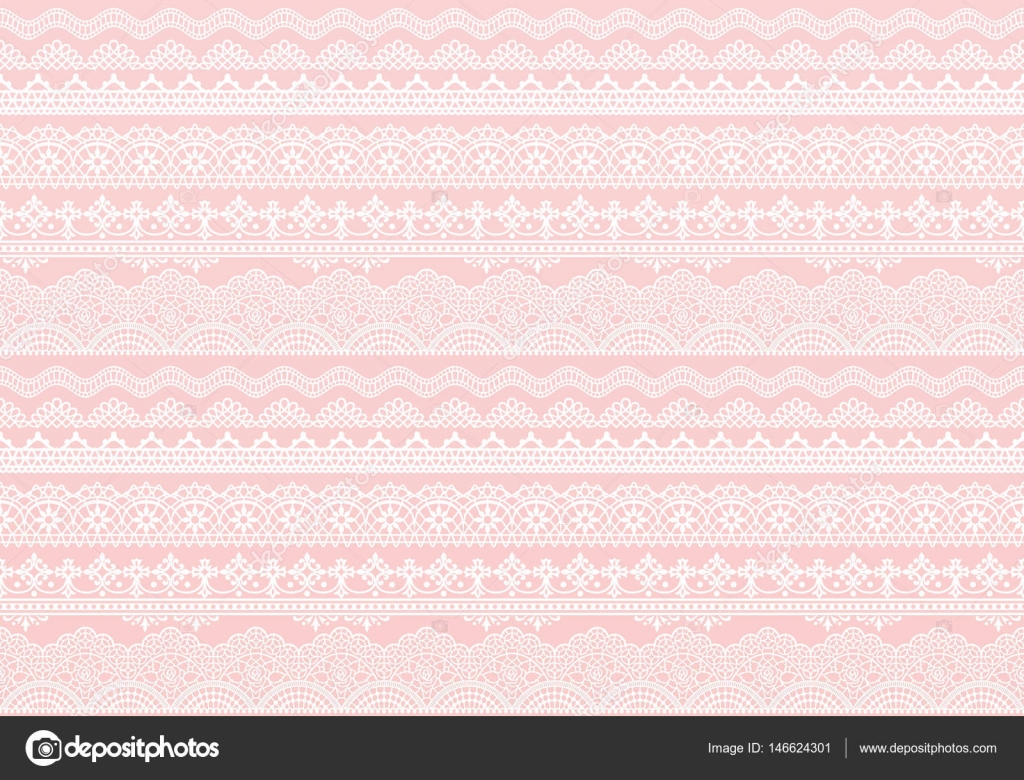 Light Pink Lace Wallpaper