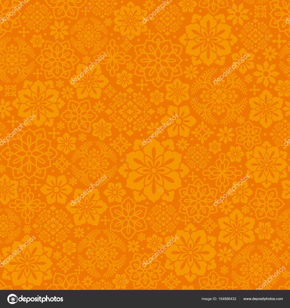 Chinese orange background with decorative flower. Stock Vector Image by ...