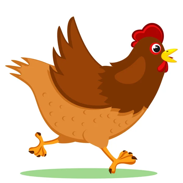 Running chicken Vector Art Stock Images | Depositphotos