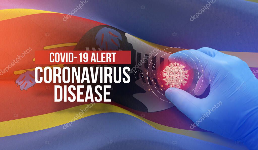 Alerta COVID-19, enfermedad coronavirus - texto tipográfico carta ...
