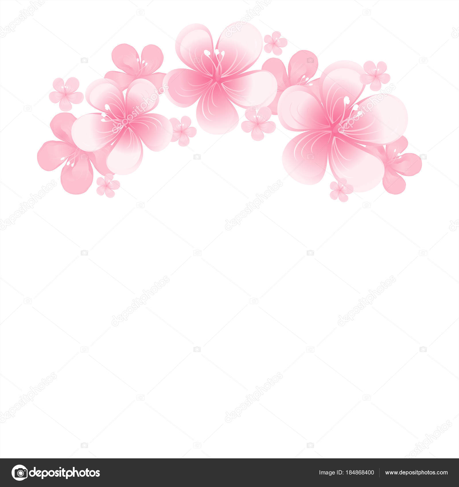 Light Pink Cartoon Flower