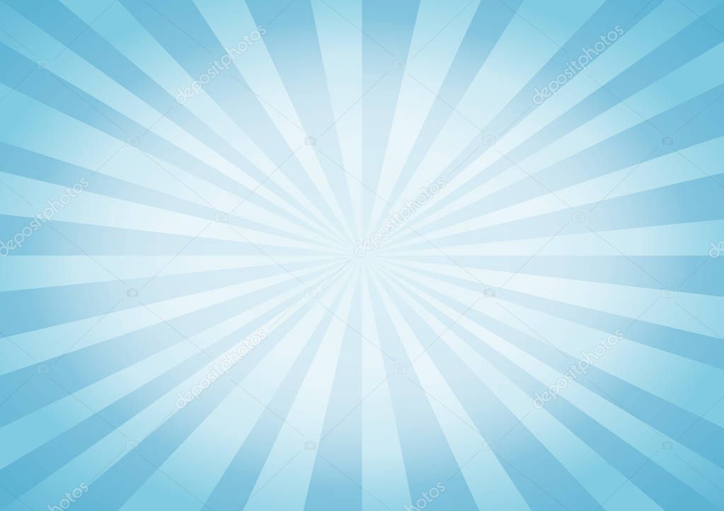 Fondo de rayos azules blandos abstractos. Vector EPS 10 cmyk 2023