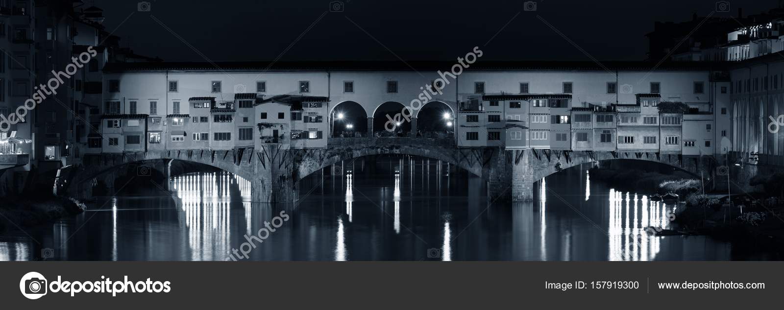 Ponte Vecchio sobre el río Arno en Florencia: fotografía de stock ... Ponte Vecchio sobre el río Arno en Florencia: fotografía de stock ...