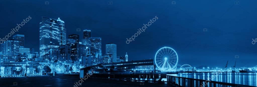 Blue futuristic city Stock Photos, Royalty Free Blue futuristic city ...
