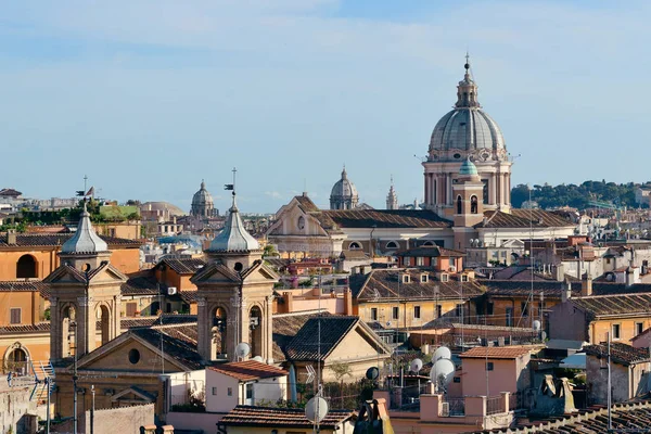 Rome overview with monument and several domes — Stock Photo © vkovalcik ...