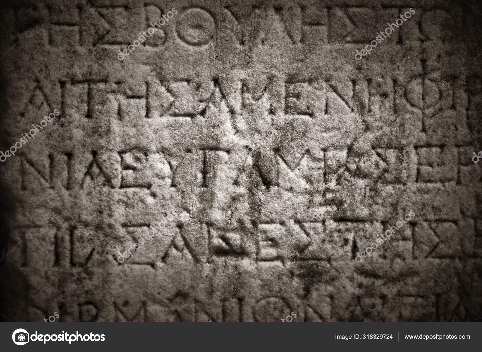 Greek Character Texture Background Acropolis Historical Ruins Athens ...