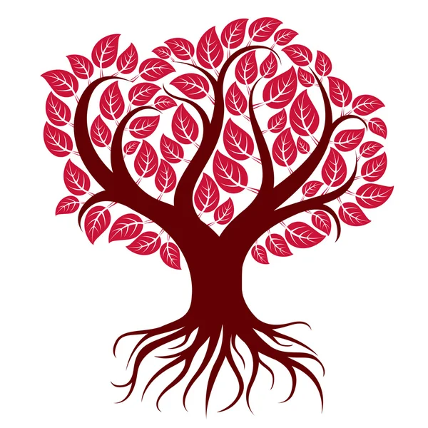 Strong tree Vector Art Stock Images | Depositphotos