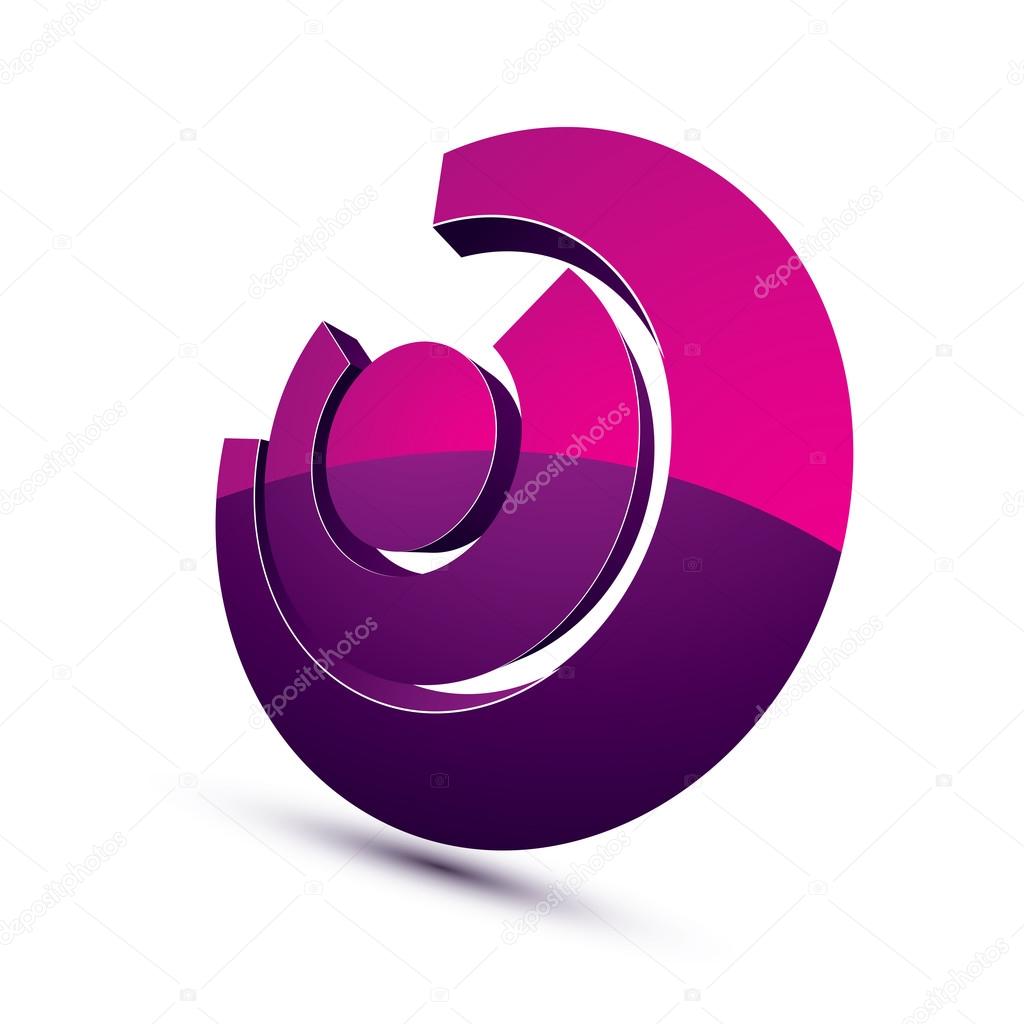 Three-dimensional graphical interface icon Stock Vector Image by ...