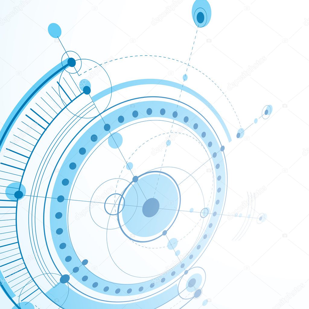 3d engineering technology backdrop Stock Vector Image by ©Ostapius ...