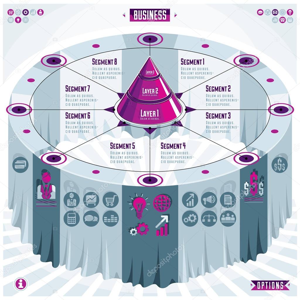 Creative data infographics template Stock Vector Image by ©Ostapius ...