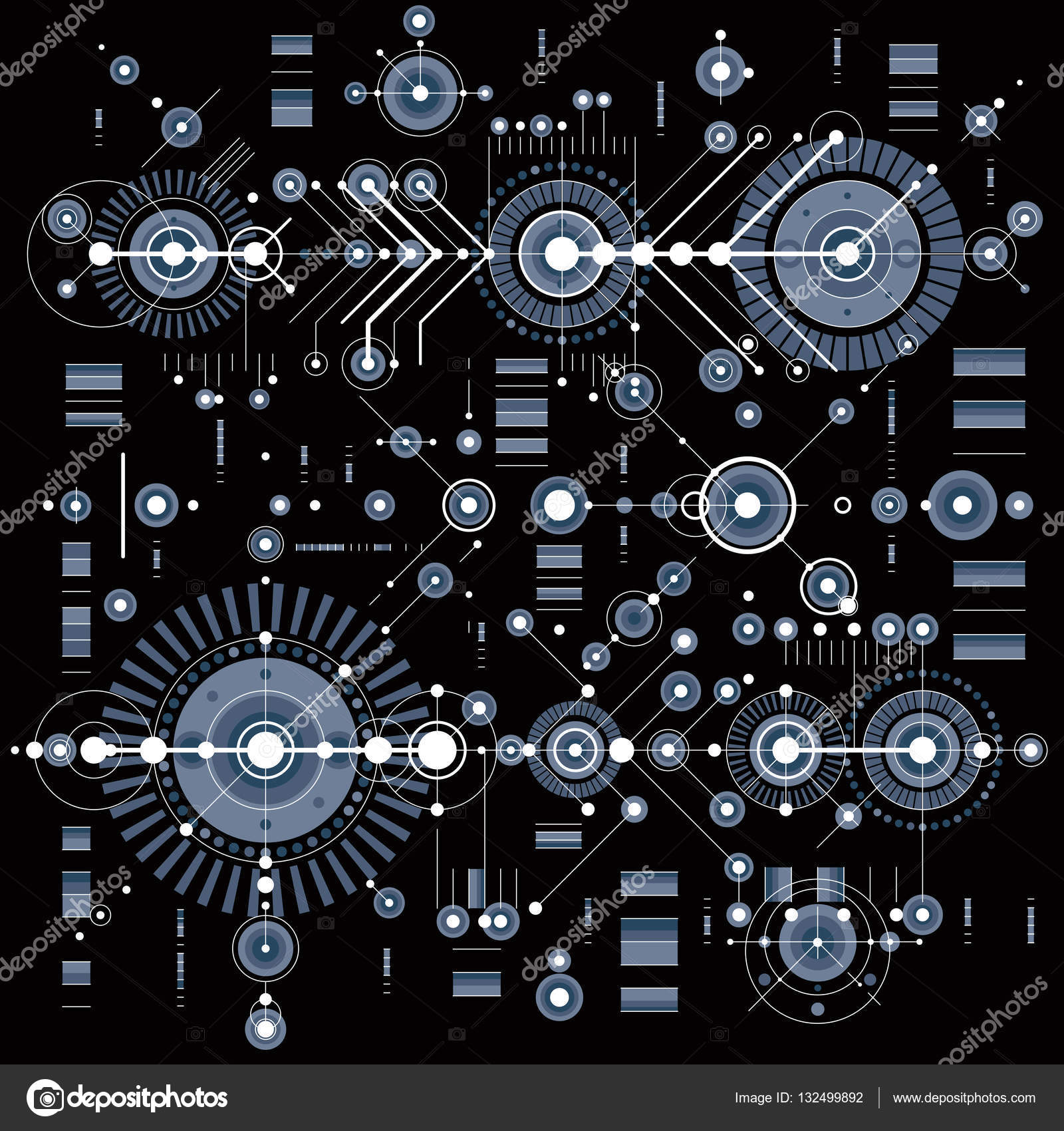 Backdrop of engineering technology Stock Vector by ©Ostapius 132499892