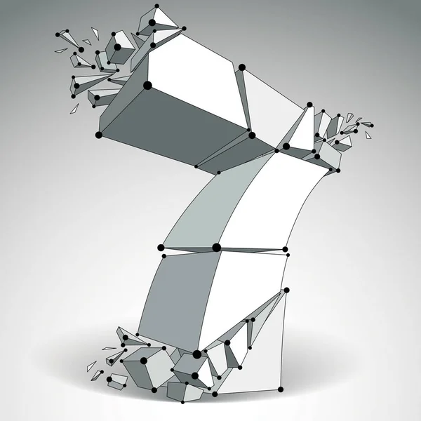 Broken number nine Stock Vector by ©Ostapius 132506332